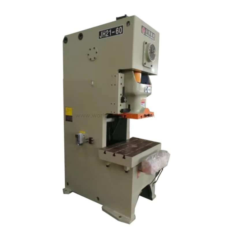 60 Ton Eccentric Press Machine with Pneumatic Clutch- WORLD MACHINERY