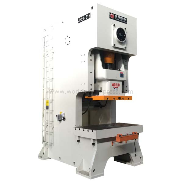 JH21 C Frame Single Crank Power Press- WORLD MACHINERY